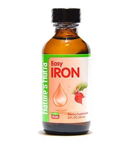Nature's Nutra Easy Iron, 2 Fl. Oz (60 ml), gotas de líquido premium p ...