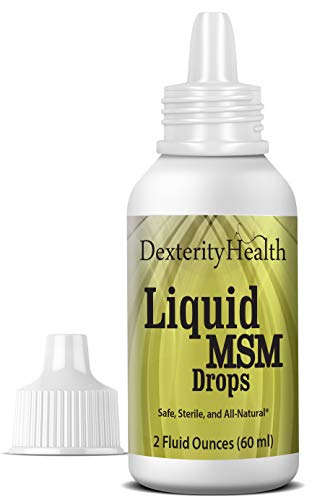 Dexterity Health Liquid MSM Eye Drops 2-Pack of 2 oz. Squeeze-Top Bott ...
