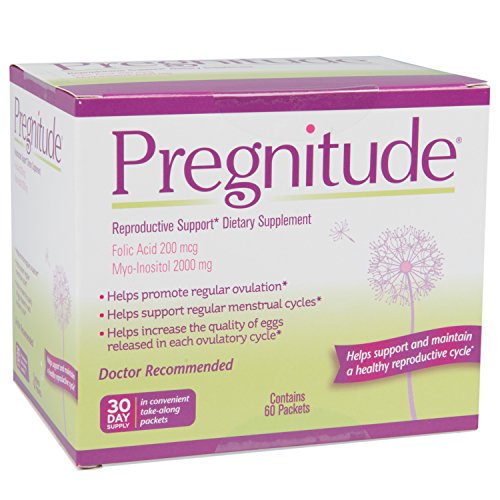 Suplemento alimenticio reproductivo Pregnitude, 60 paquetes, EVE012360 ...